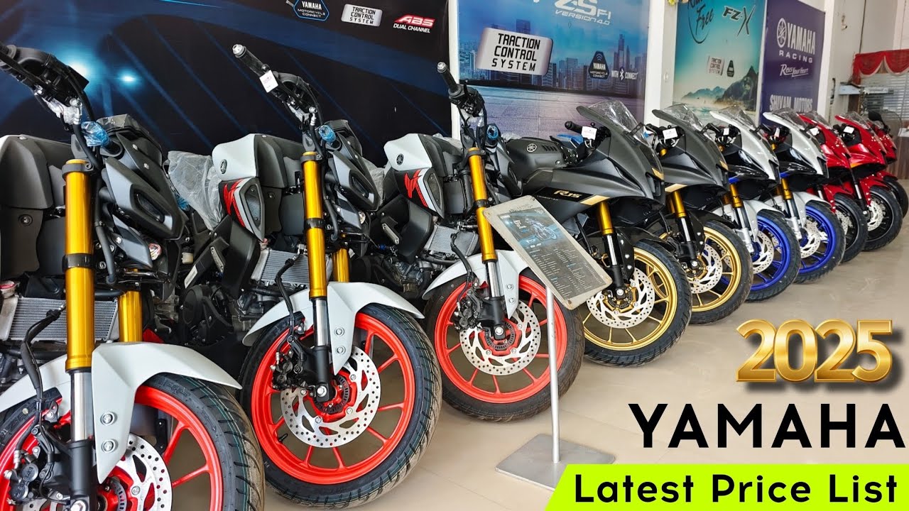 Yamaha All Bikes Latest Price In India 2025 - YouTube