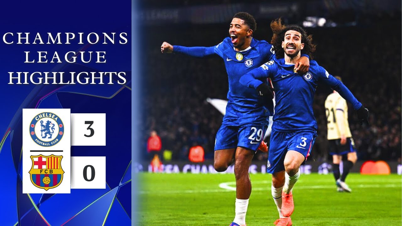 Chelsea - Barcelona | 3-0 | Highlights | Champions League 2025-26 ...