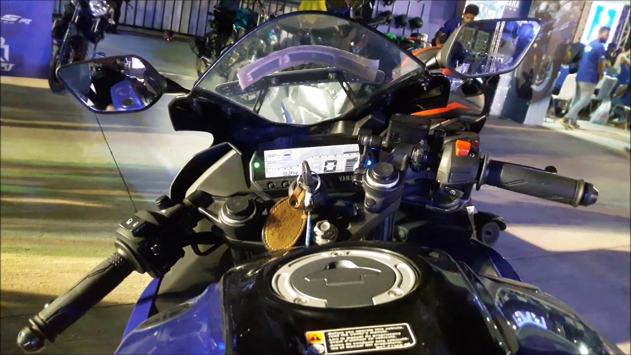 Daytona exhaust on yamaha R15 v3 - YouTube