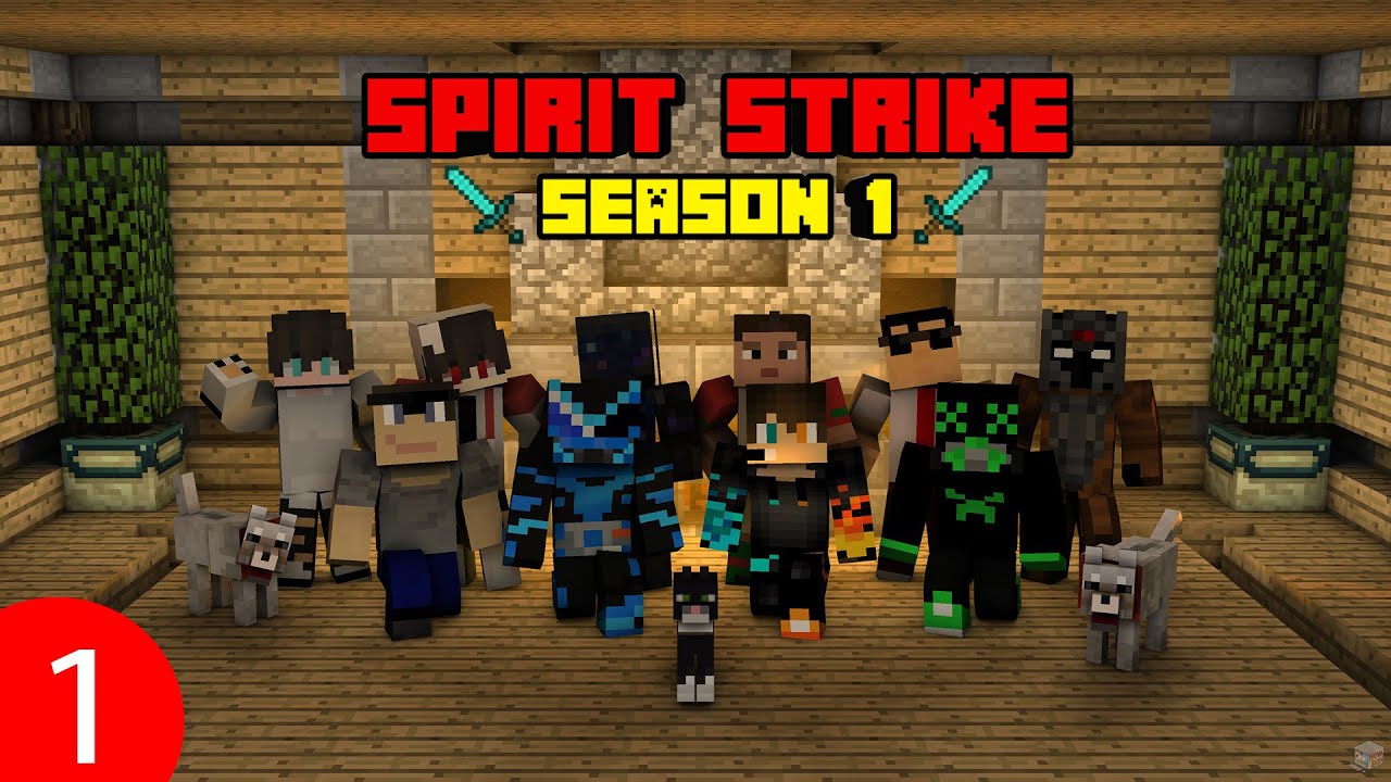 Day 1 in spirit strik smp | minecraft - YouTube