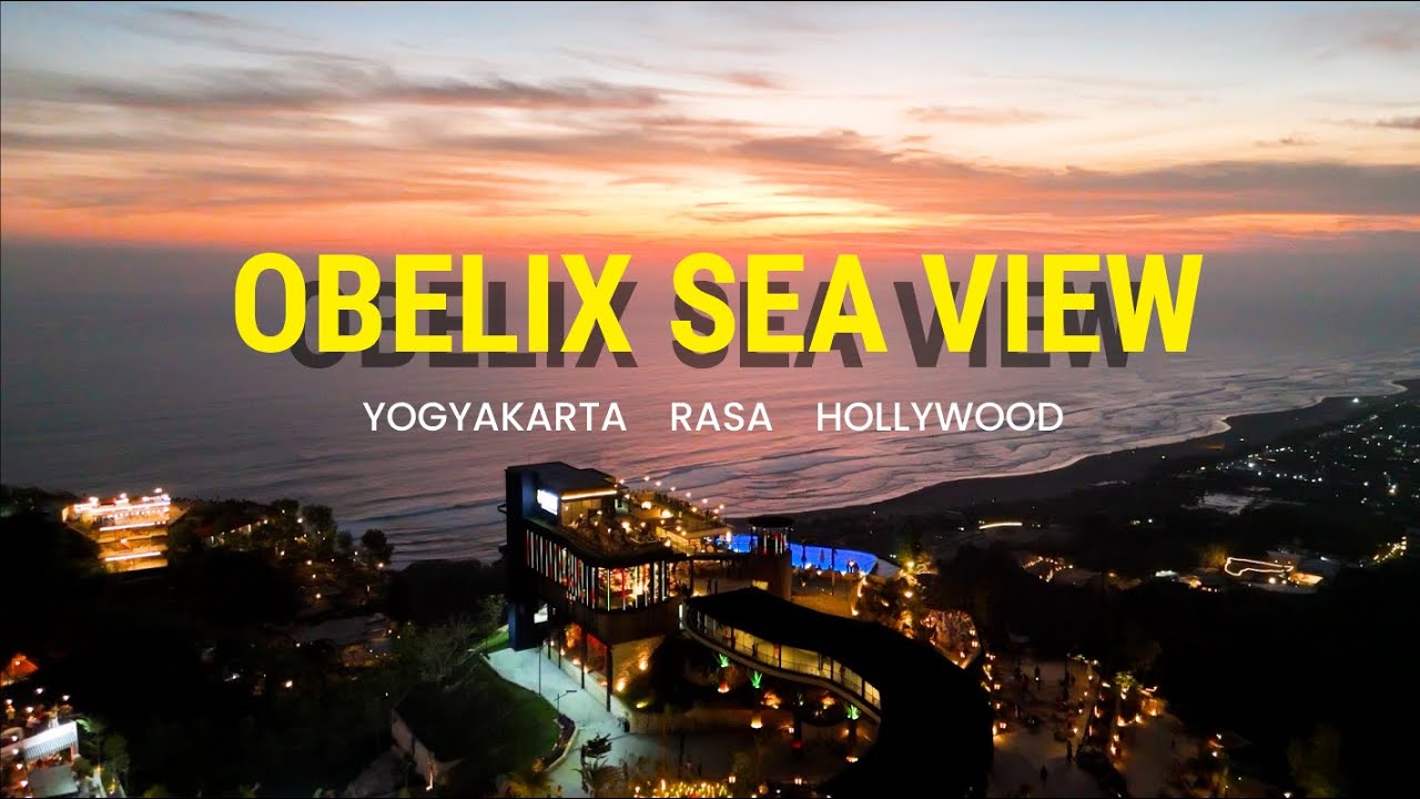 OBELIX SEA VIEW Via Drone Aerial | Yogyakarta Indonesia - YouTube