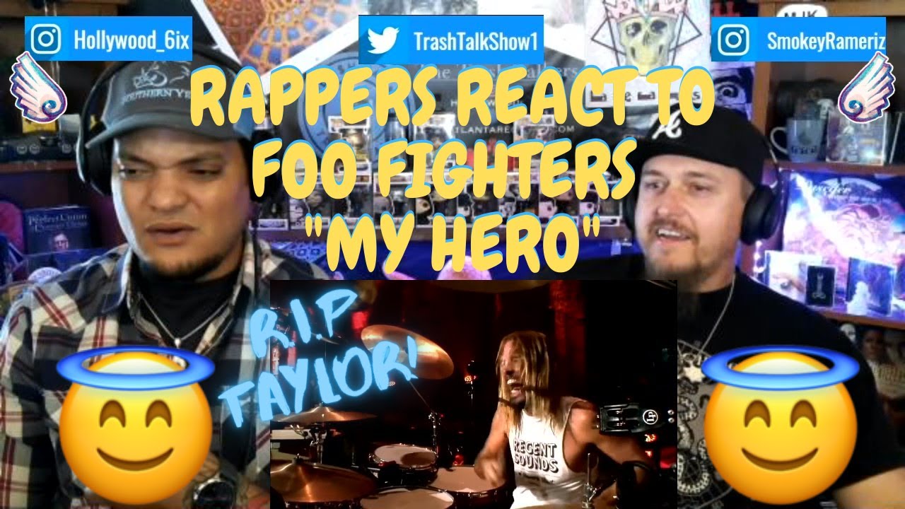 Rappers React To Foo Fighters "My Hero"!!! LIVE - YouTube