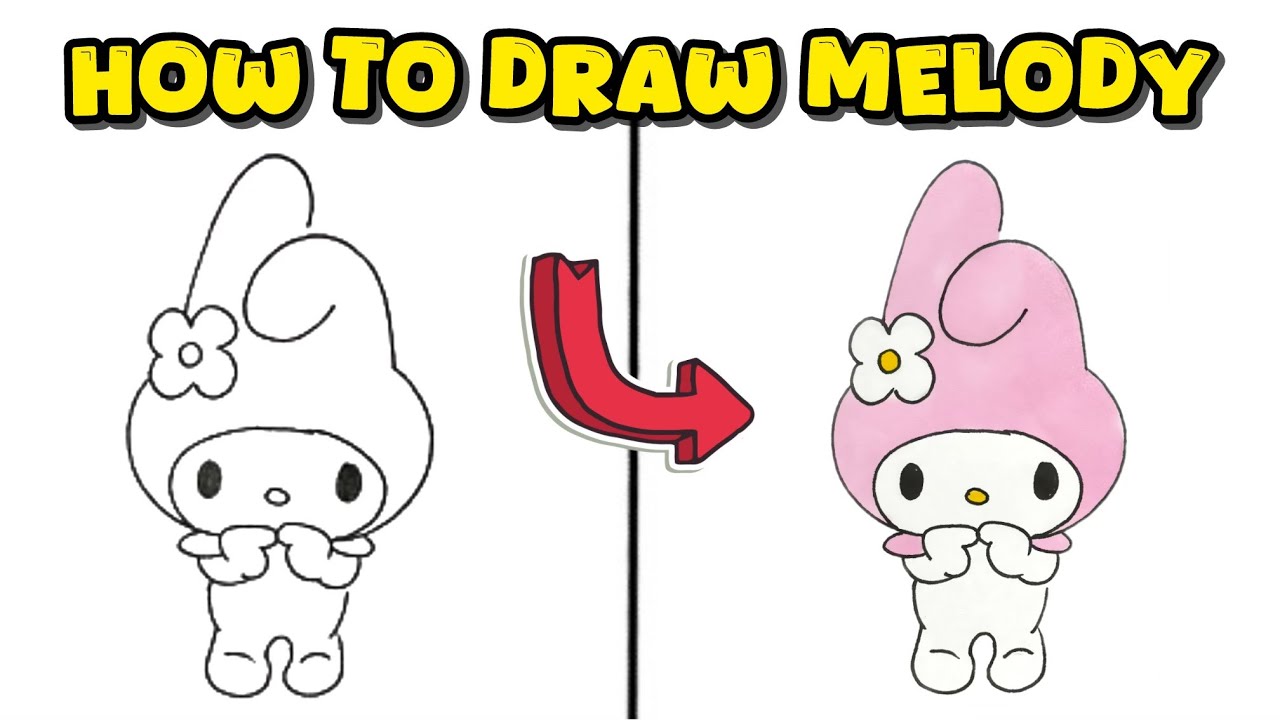 How to Draw My Melody – Cute Sanrio Studio Character Masterclass - YouTube