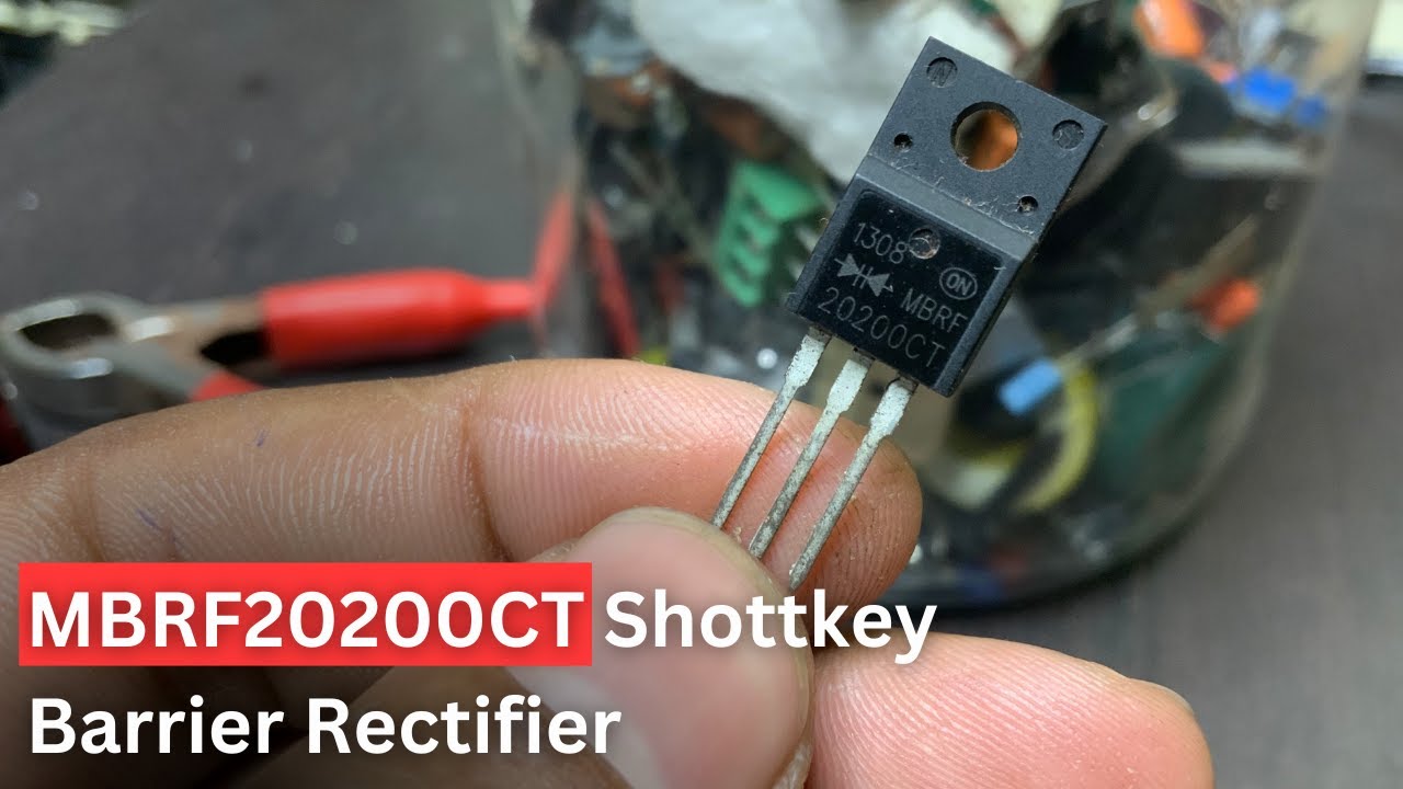 MBRF20200CT Shottky Barrier Diode - YouTube