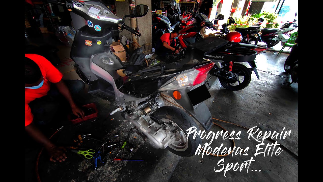 #Modenas #EliteSport150 PROGRESS REPAIR MODENAS ELITE SPORT | #MZVLOG ...