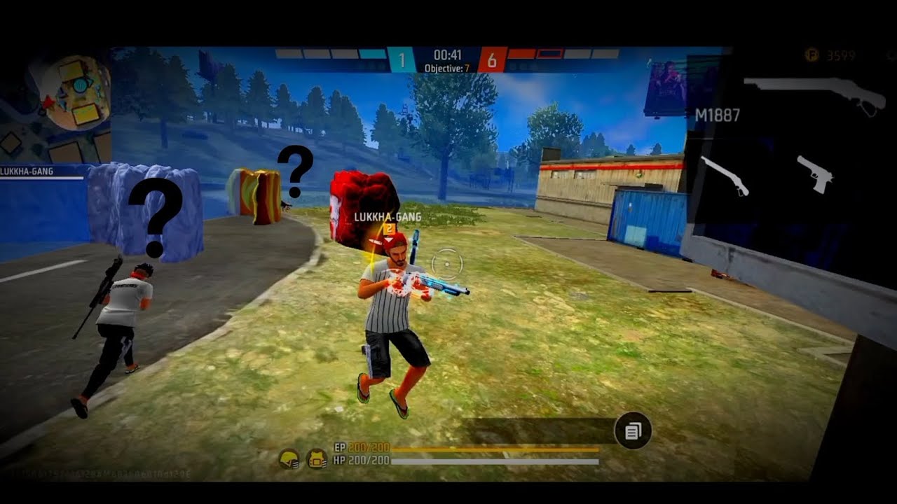 LUKKHA VS 2 PLAYER || FREE FIRE 1V2 GAMEPLAY HEADSHOT 😤 - YouTube