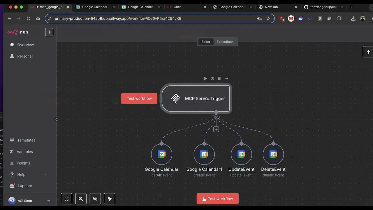 Build a Google Calendar Agent in n8n with MCP Server (Free Template) - YouTube