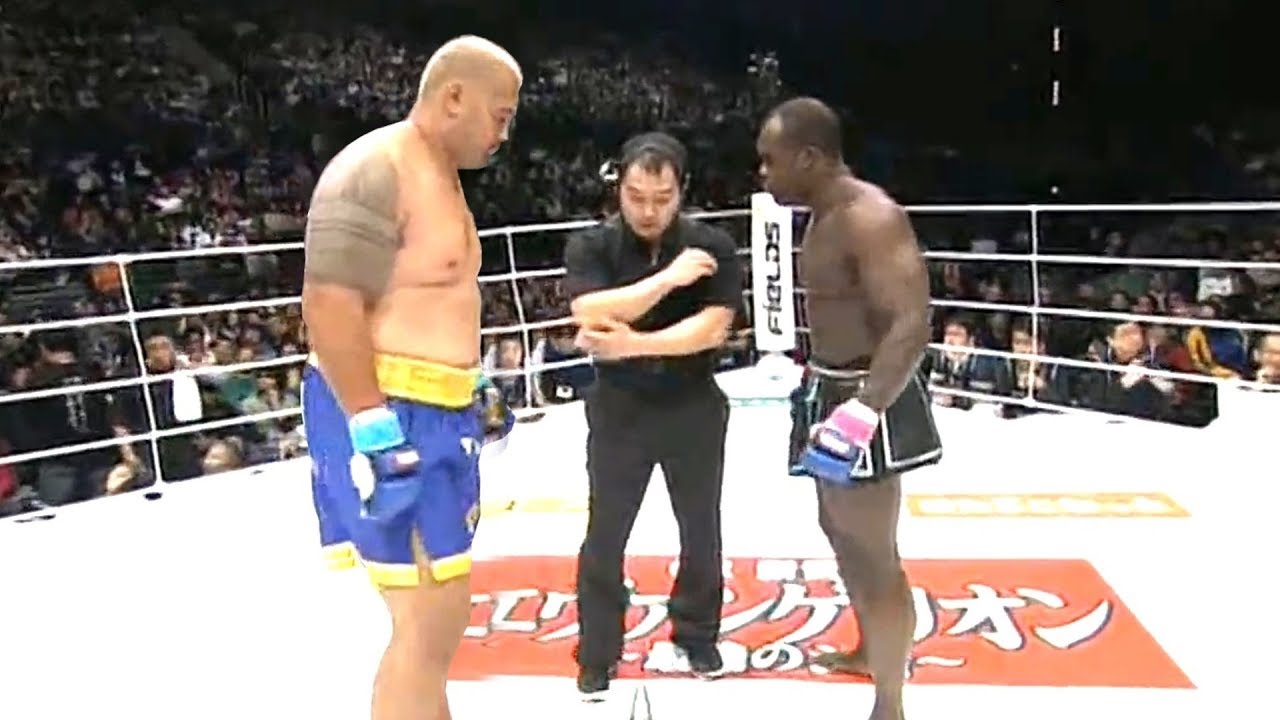 89kg Melvin Manhoef KOs 130kg Mark Hunt in Record Time (Fight Breakdown ...