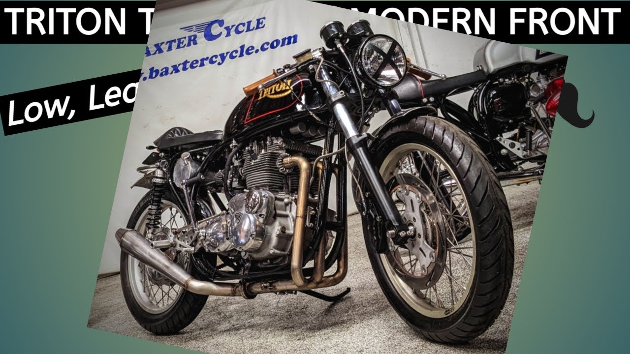 Unique Triton Trident - Norton Frame + Triumph Triple - Wow! - YouTube