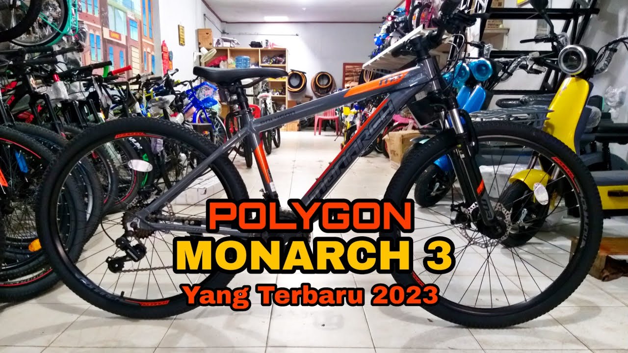 SEPEDA POLYGON MONARCH 3 TERBARU 2023 || REVIEW LENGKAP DENGAN PERUBAHANNYA - YouTube