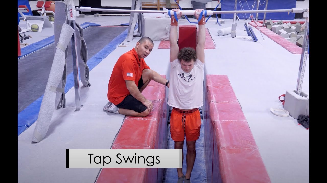 Tap Swings on the High Bar featuring Coach Rustam Sharipov - YouTube