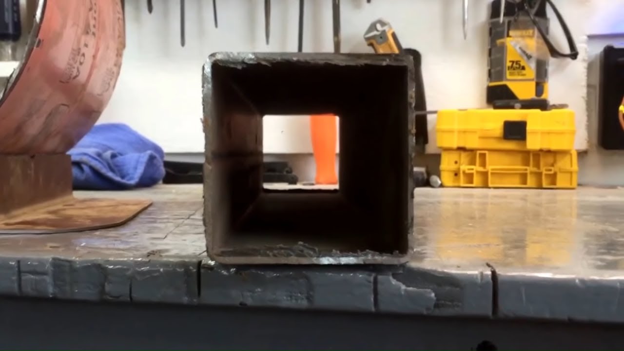 Homemade knife forge - YouTube