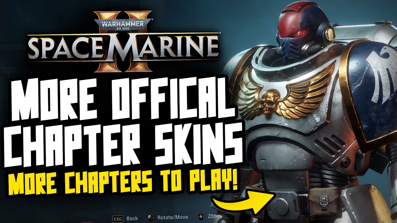 Space Marine 2 - MORE OFFICIAL CHAPTER SKINS! - YouTube