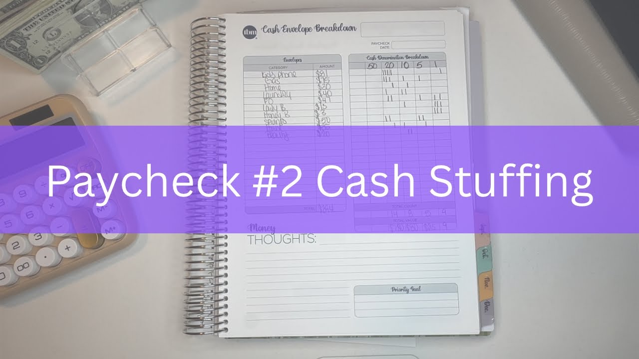 Paycheck #2 Cash Stuffing|Cash Wallet|Sinking Funds|How I save money as ...