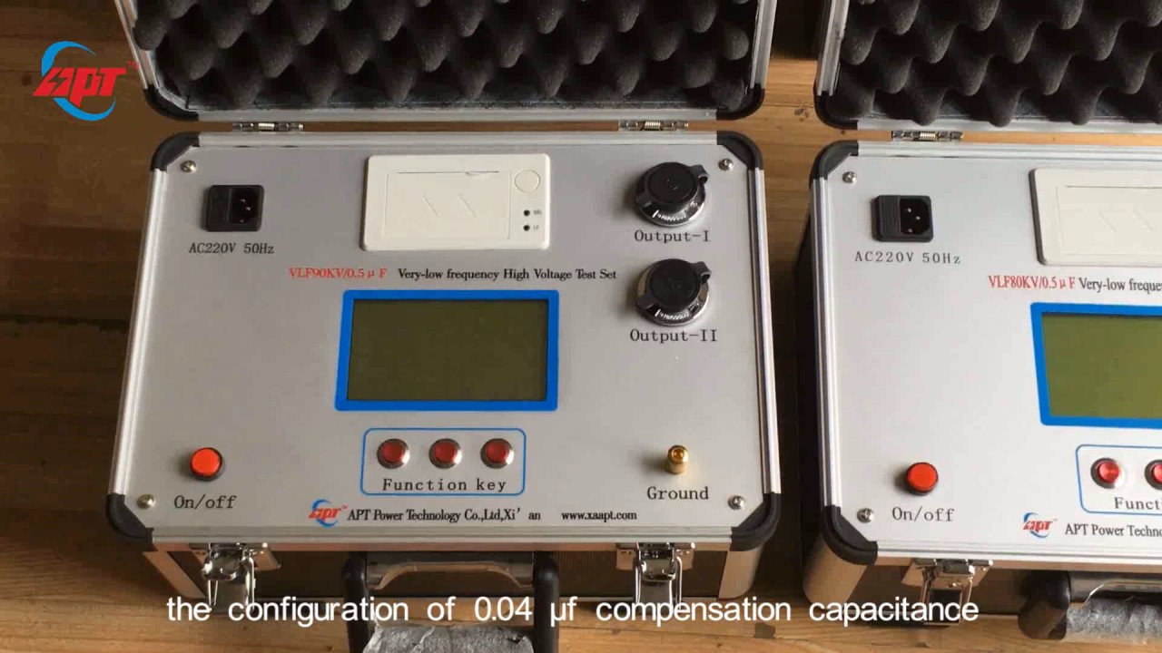 Introduction of 80kV VLF high voltage testing equipment - YouTube