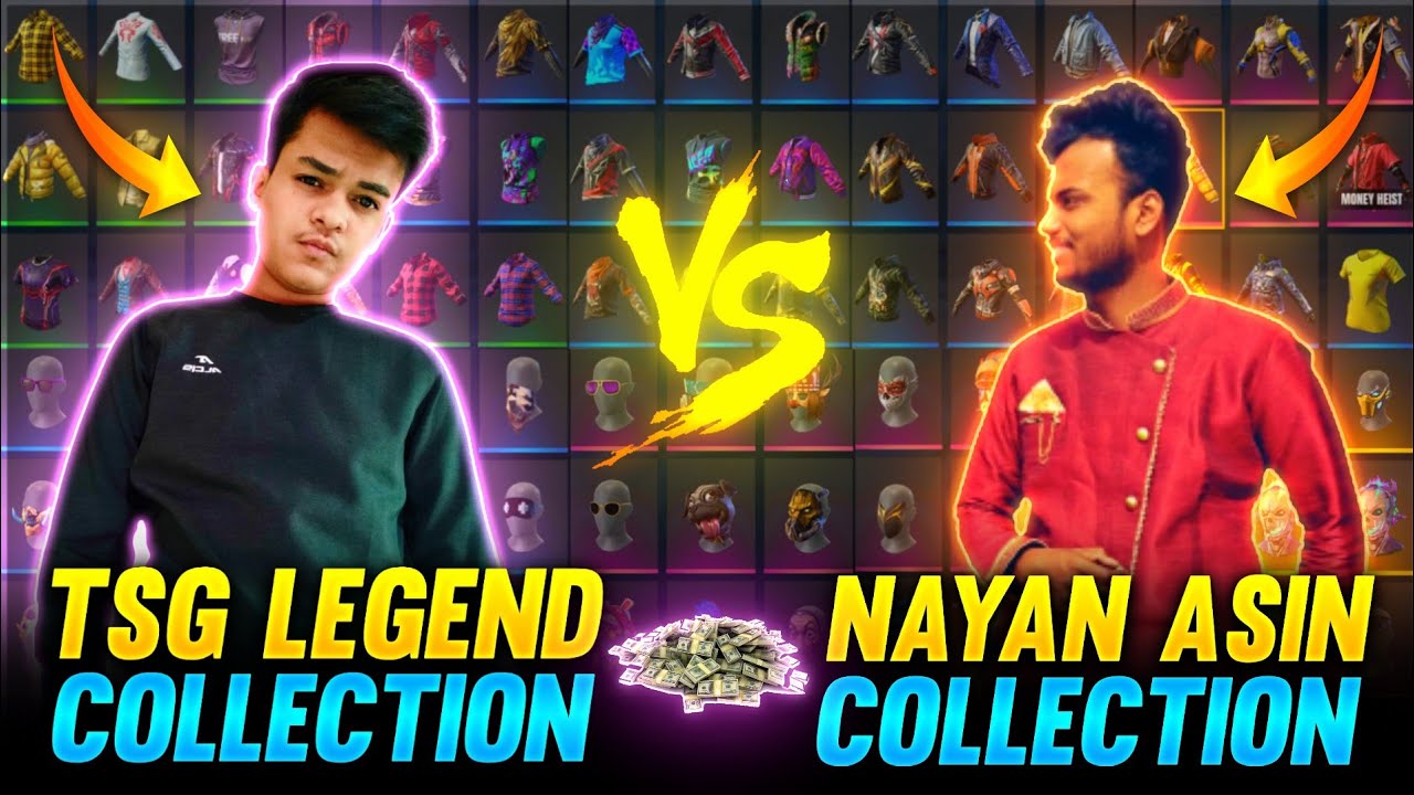 TSG LEGEND Vs NAYAN ASIN COLLECTION VERSUS 🤯 - INTENSE BATTLE EVER ...