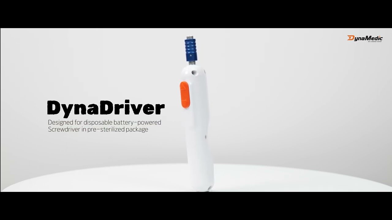 DynaMedic introduce this disposable screwdriver, DynaDriver - YouTube