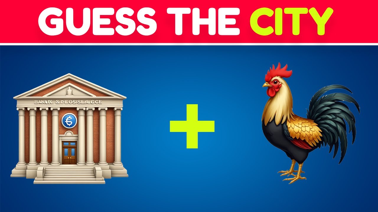 Guess the CITY By Their Emoji 🏙️🌎 | Emoji Quiz Challenge 🚀 - YouTube