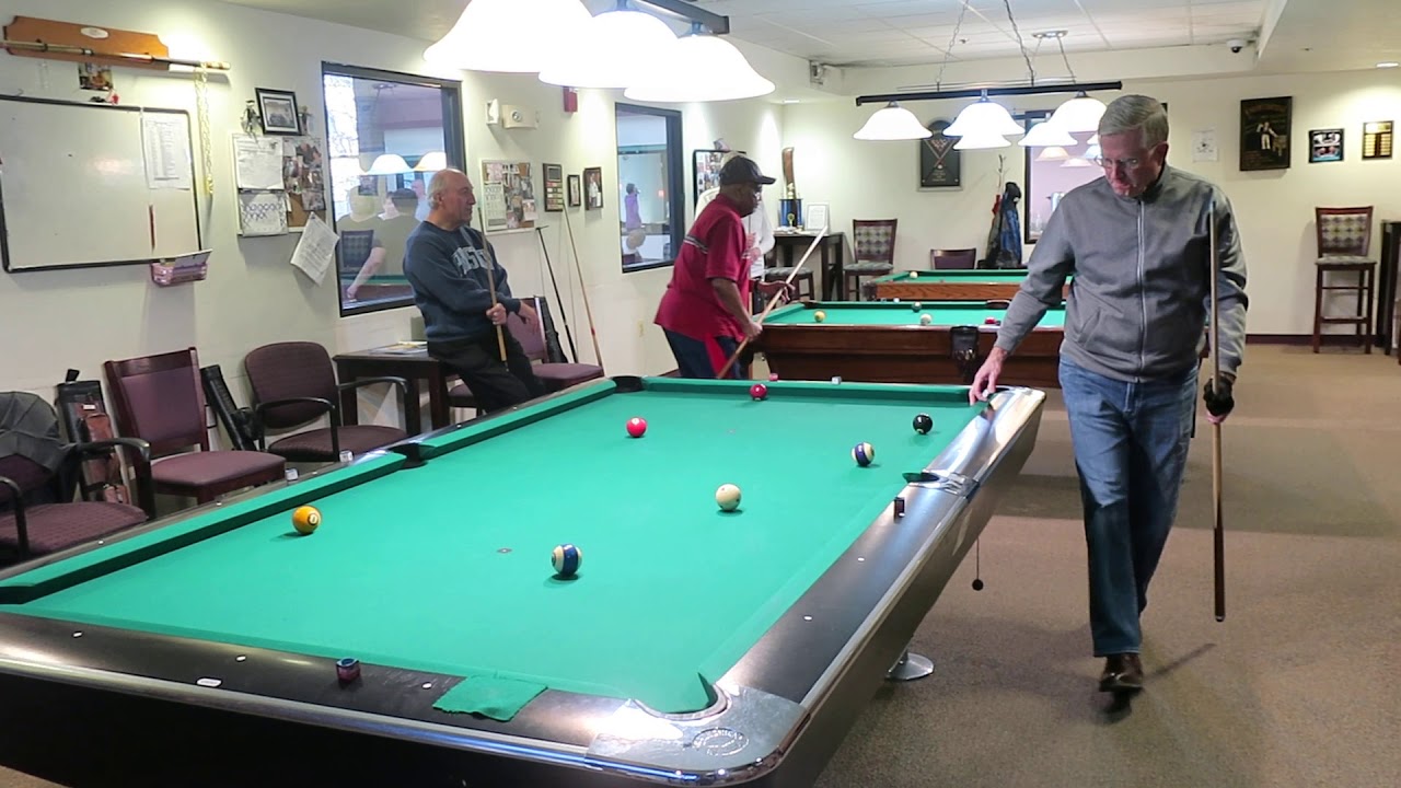 O'Malley Senior Center's Best Pool Shooter Part 4 - YouTube