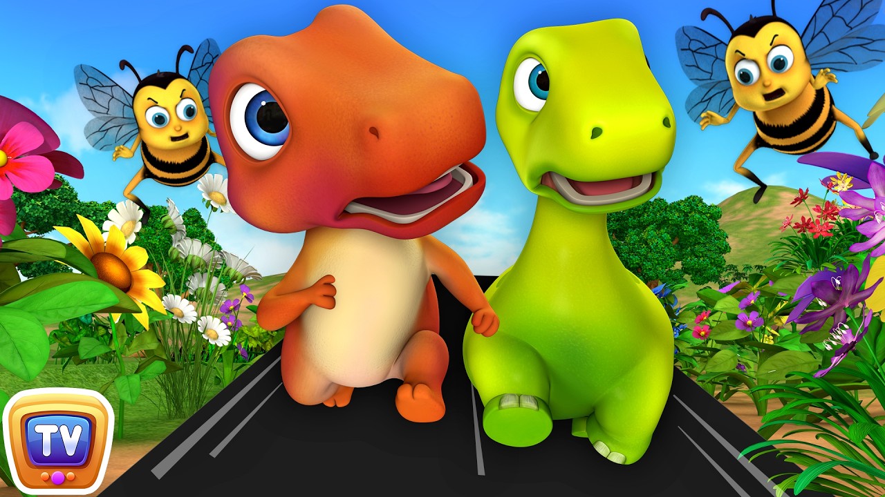 The Garden Friends Bugs Song with Jumblikans Dinosaurs + More ChuChuTV ...