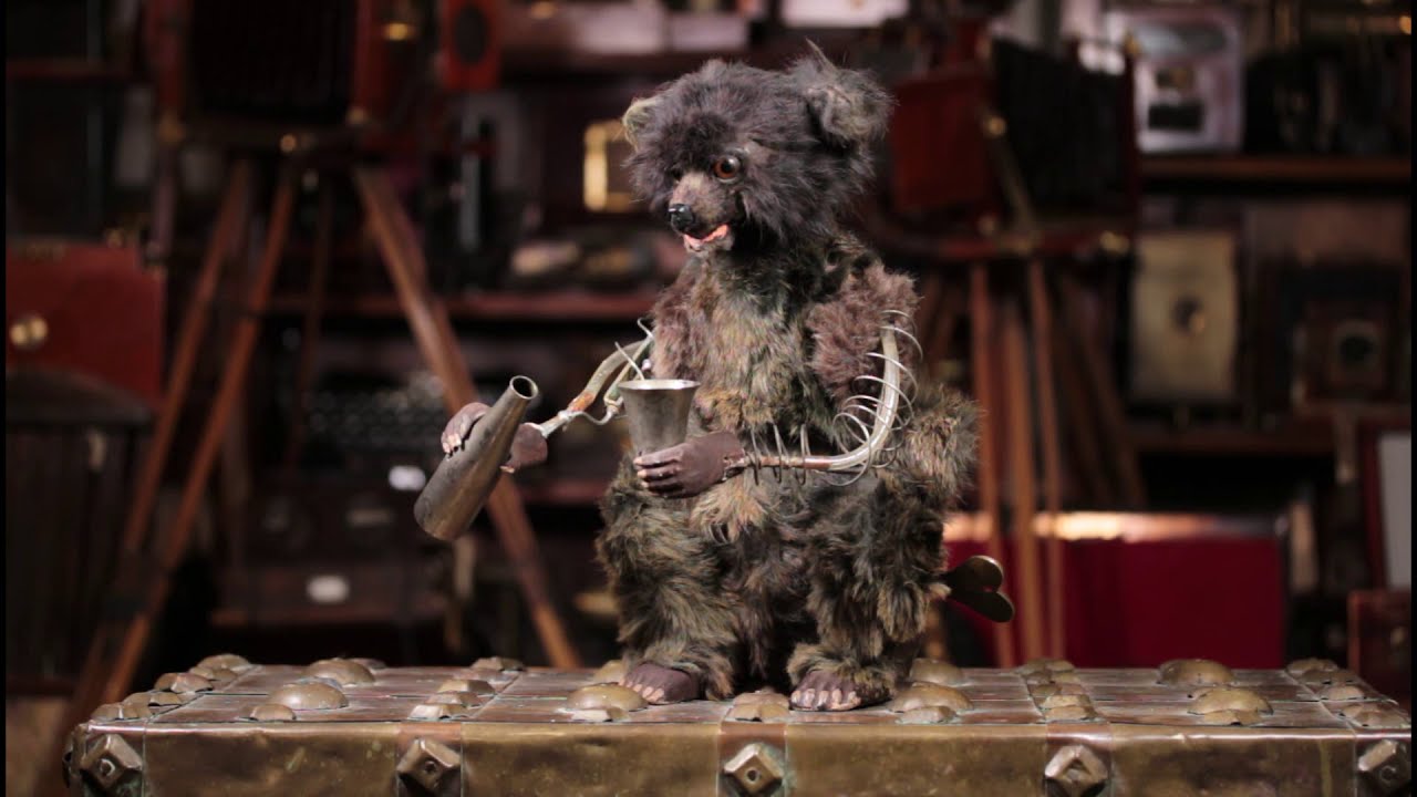 Late 19th Century Beer Drinking Bear Automaton made by Roulette et ...