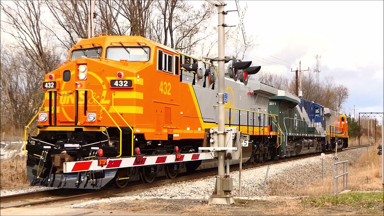 QN&SL's newest GE Locomotives 2021 - YouTube