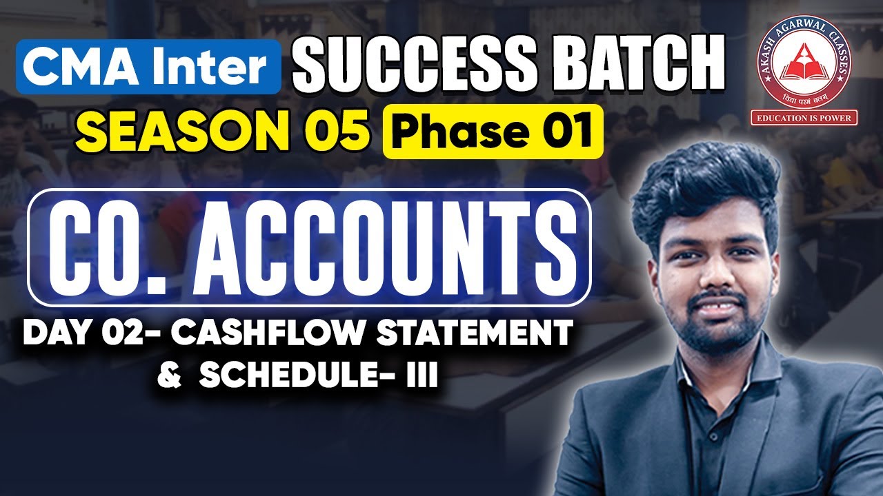 CMA Inter Group 2- COMPANY ACCOUNTS Day 02 | Success Batch Season 05 ...