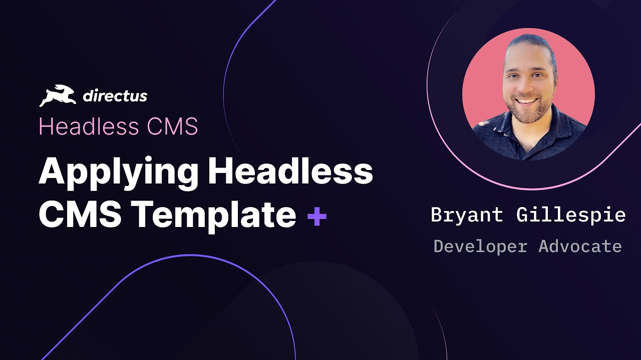 Lesson 0 - Apply Headless CMS Website Template - Onboarding - YouTube