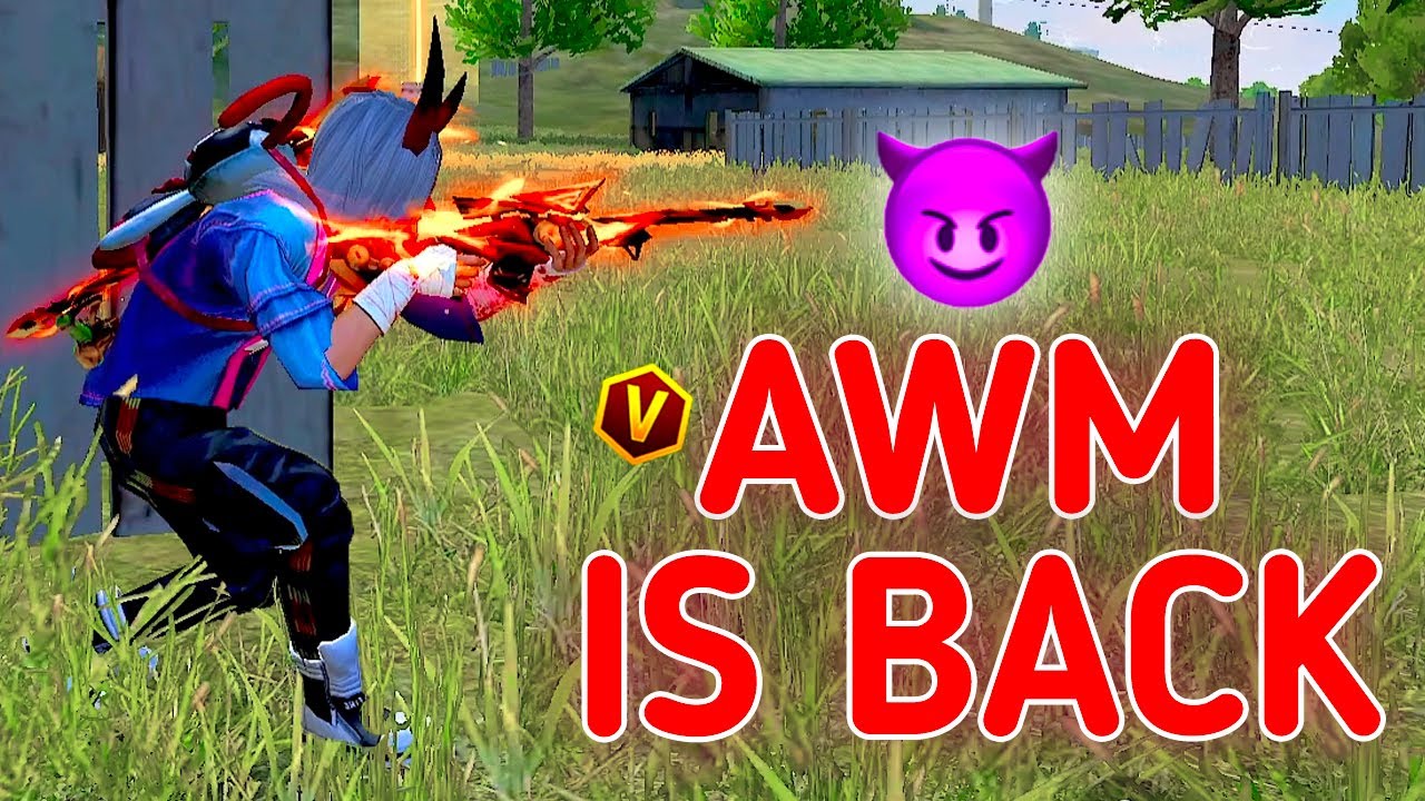 AWM HACKER IS BACK🔥 !!! || SOLO VS SQUAD || 2 X AWM DEADLIEST COMBO IS ...