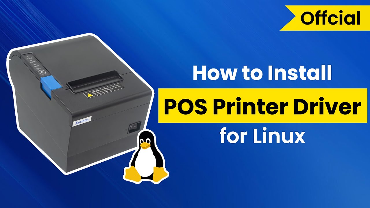 POS Printer Linux Driver Installation Guide - YouTube