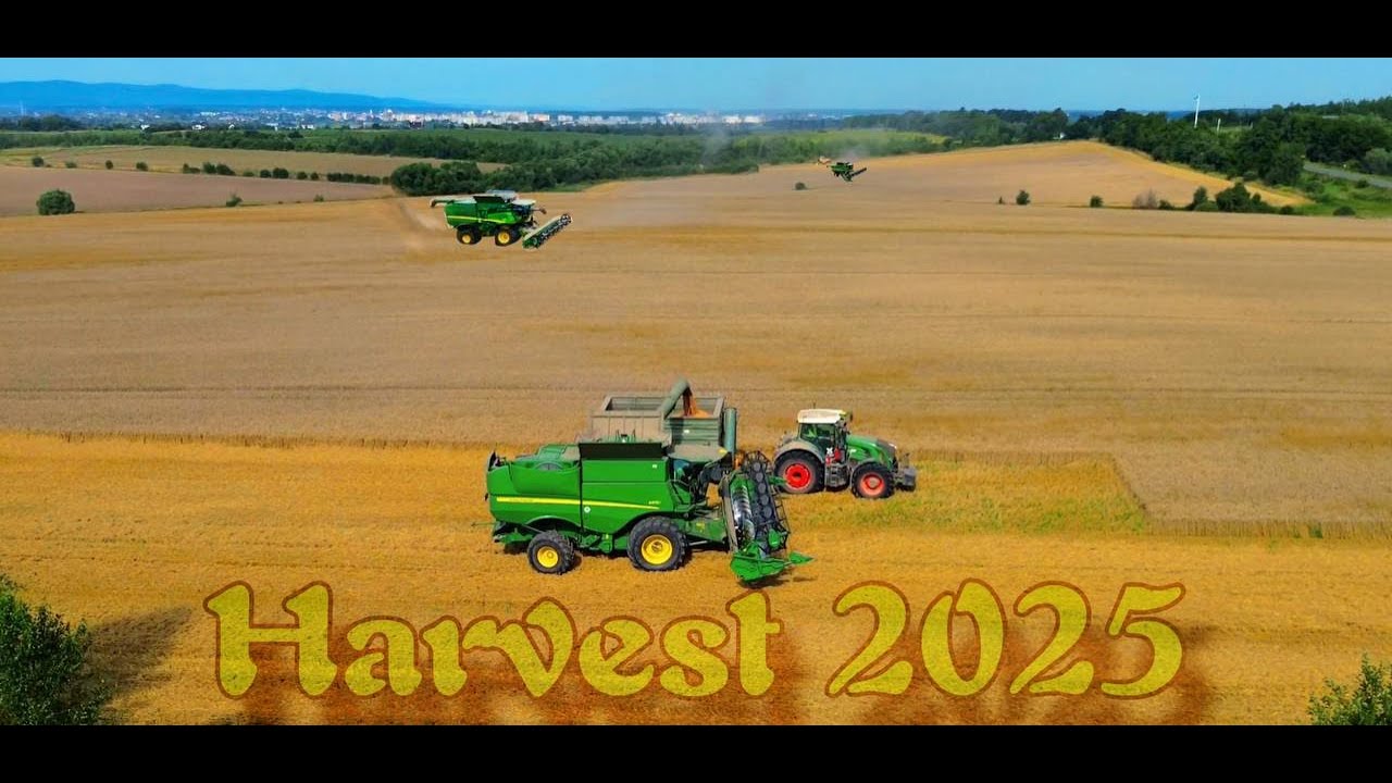 WHEAT HARVEST 2025!!!! John Deere | New Holland - YouTube