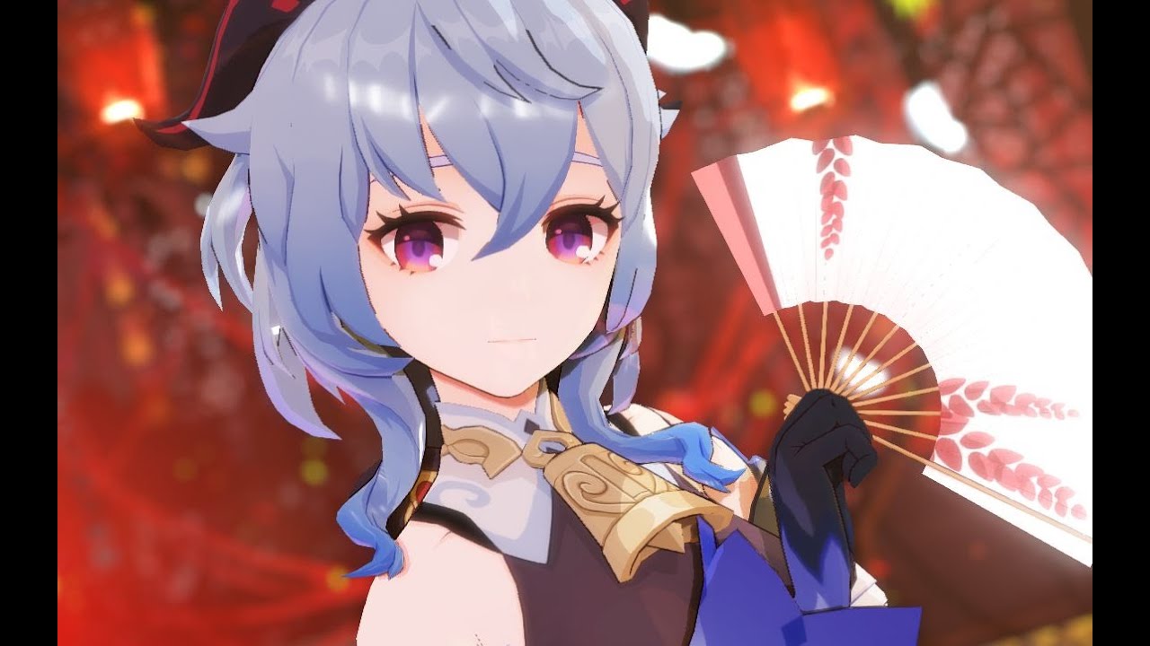 【Genshin Impact MMD／4K／60FPS】Ganyu【花月成双】 - YouTube