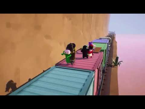 Angry German kid rages at gang beasts - YouTube