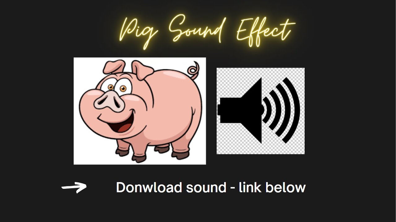 Pig Sound Effects (Free Download) - YouTube