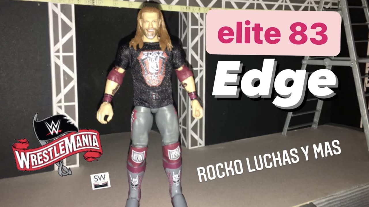 WWE FIGURA - Mattel Elite Series 83 EDGE - Review en ESPAÑOL - YouTube