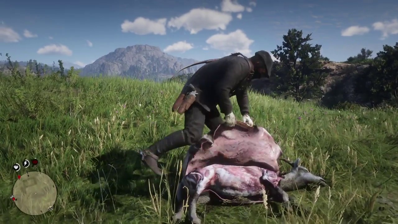 Red Dead Redemption 2 Ziegenfell Location (goatskin) - YouTube
