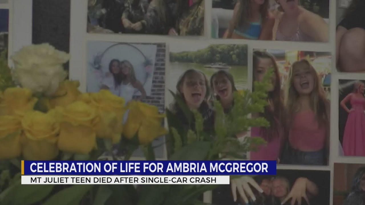 Celebration of life for Ambria McGregor - YouTube