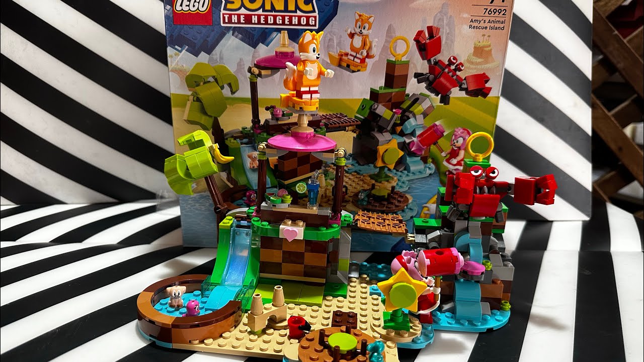 Review of Lego Sonic the Hedgehog set 76992 Amy’s Animal Rescue Island ...