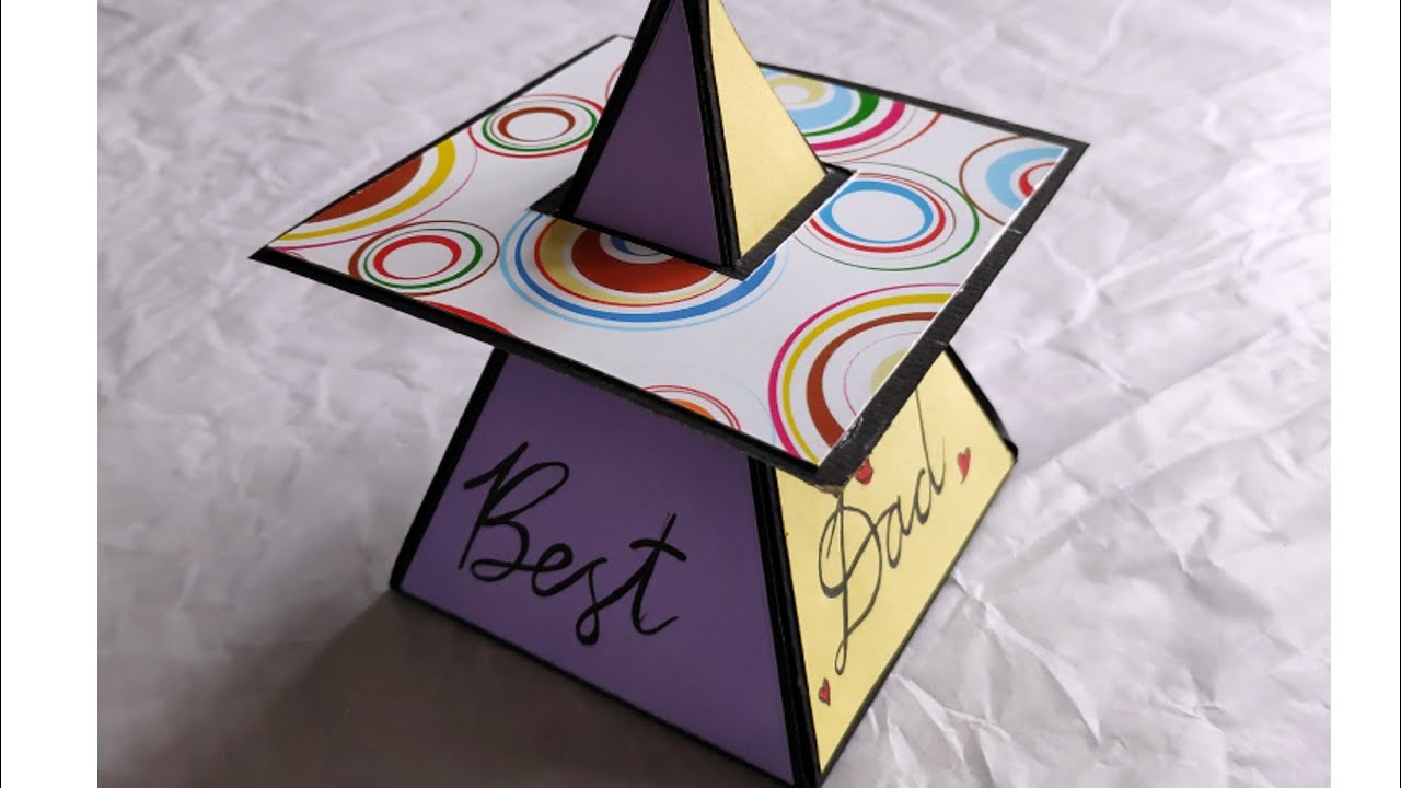 PYRAMID EXPLOSION BOX|FATHER'S DAY 2020 GIFT IDEAS| LOCKDOWN GIFT ...