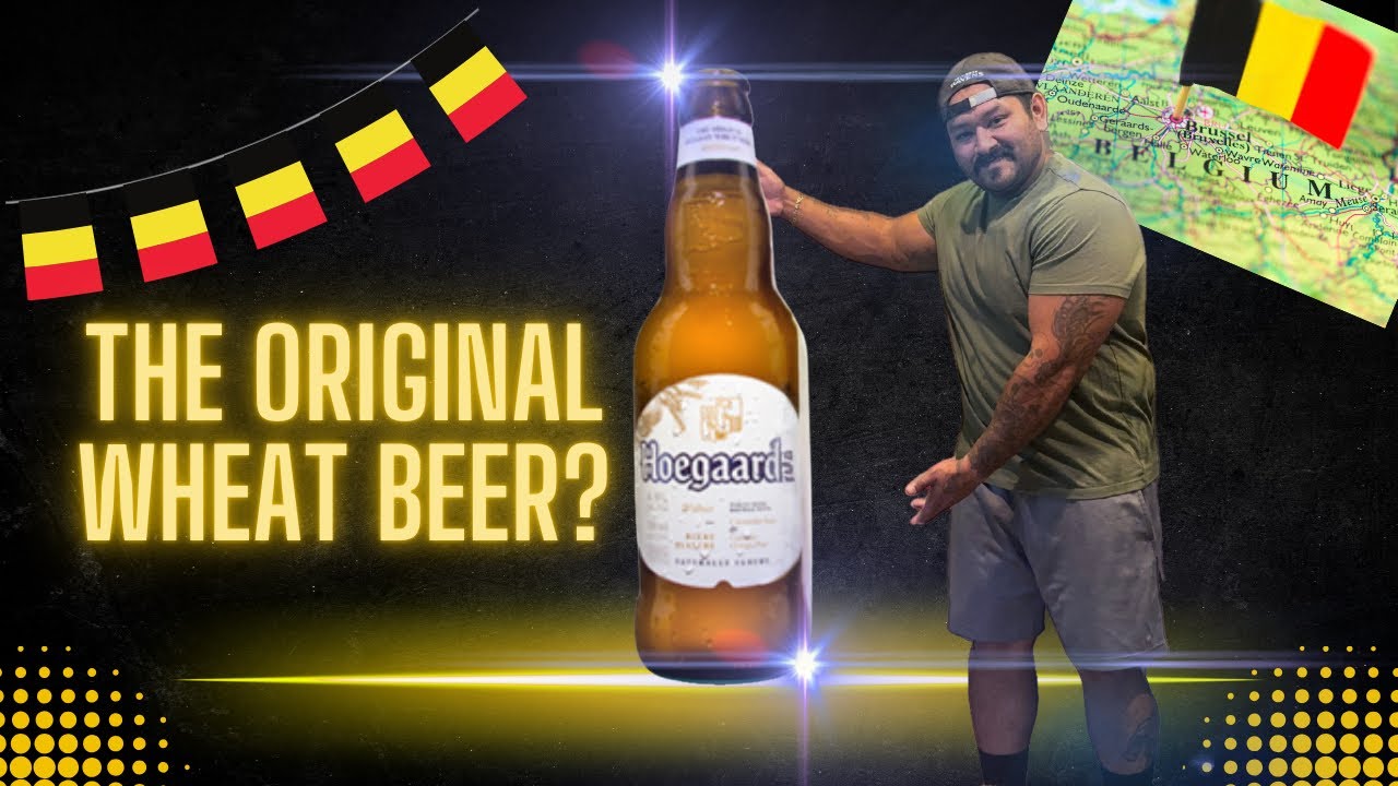 Hoegaarden white chug and review! - YouTube
