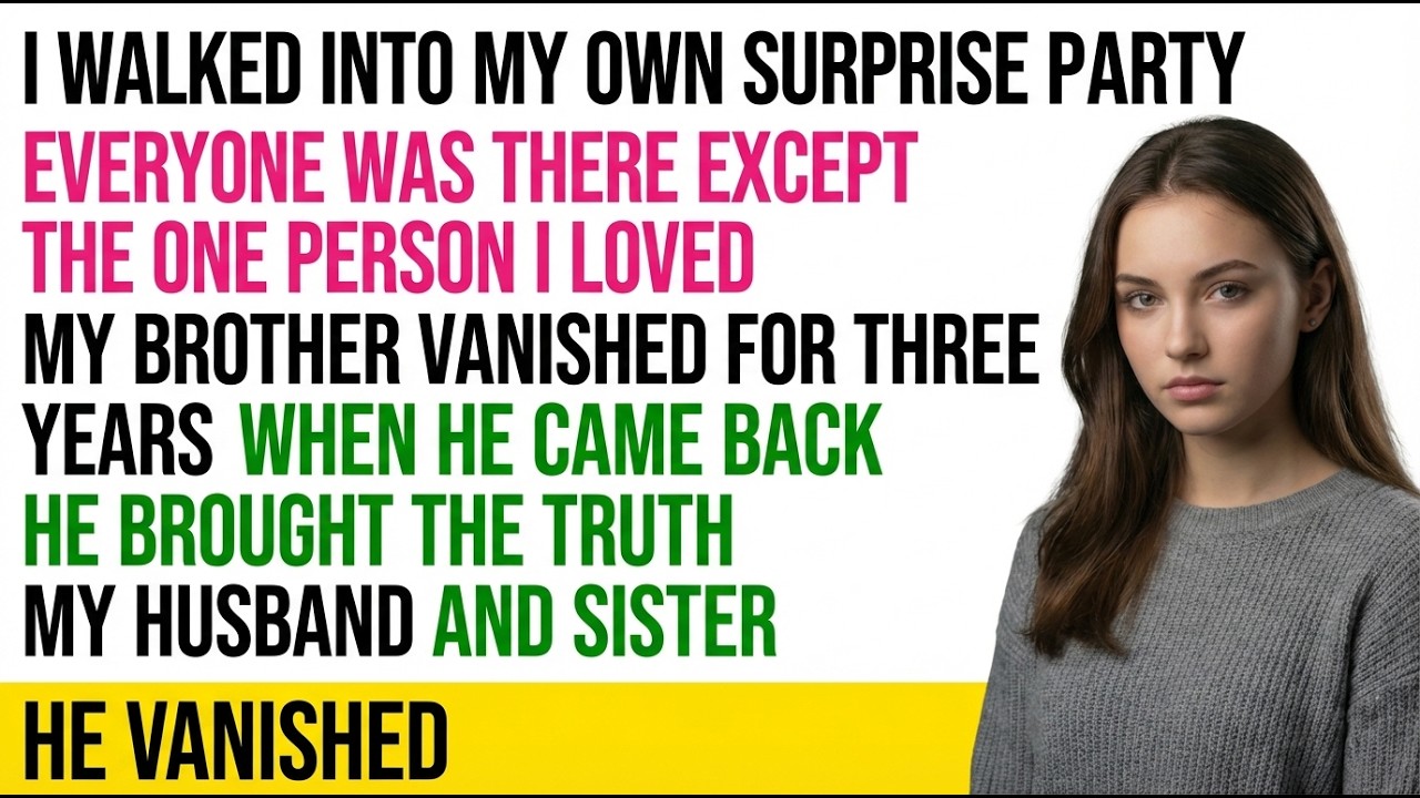 I Walked Into My Own Surprise Party — Everyone Was There Except the One ...