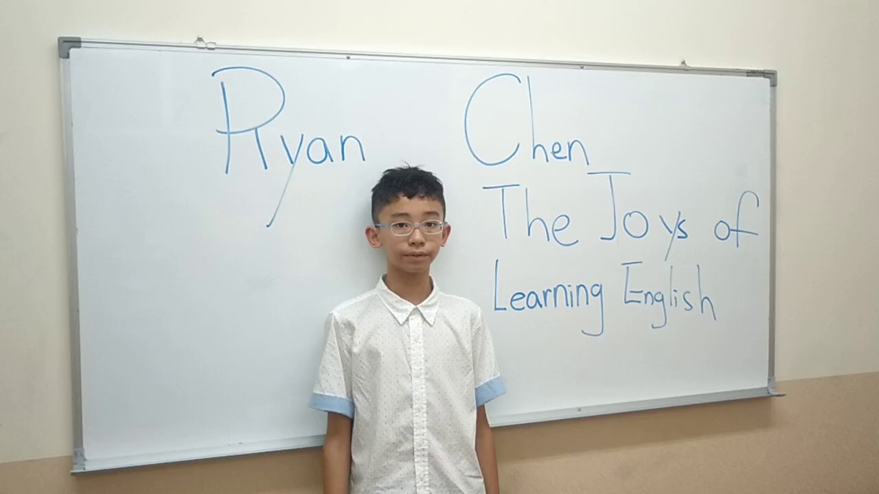 Ryan Chen- The Joys of Learning English - YouTube