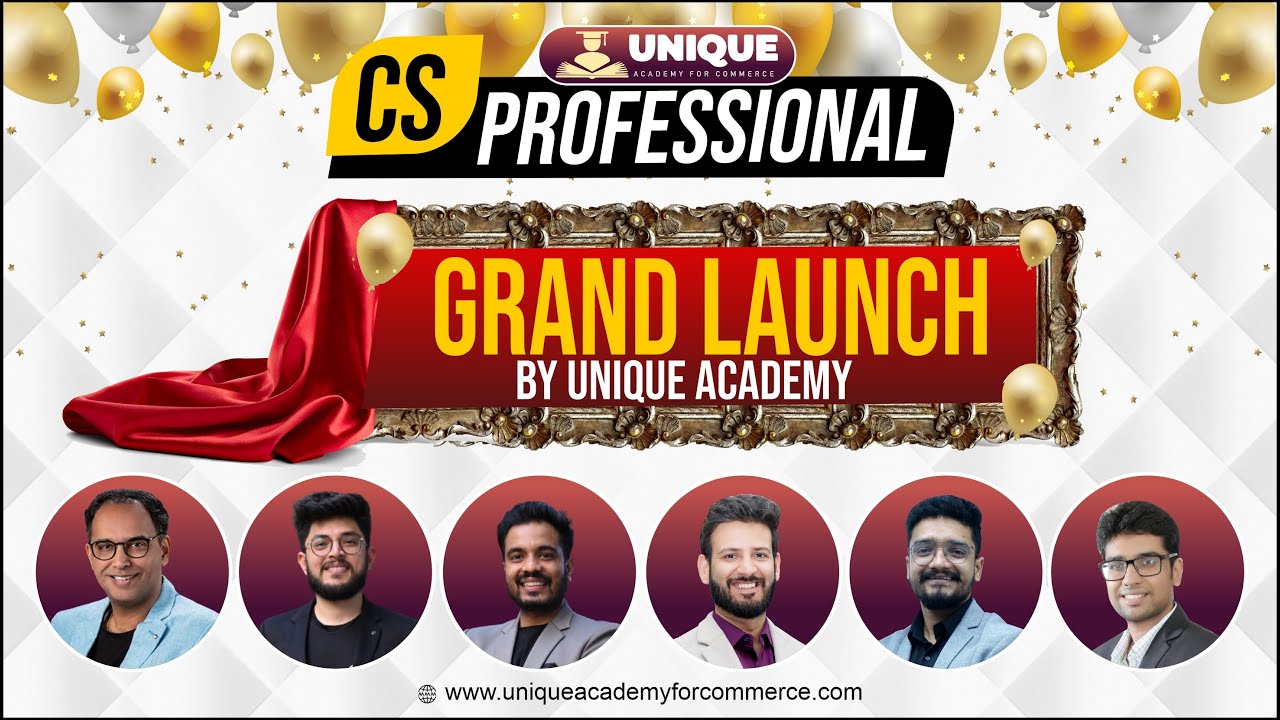 Grand Launch of CS Professional by Unique Academy | Must watch ...