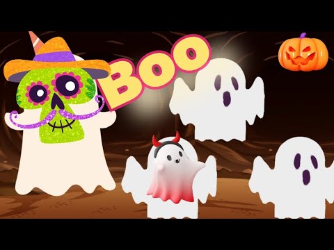 Five Little Ghost|Halloween Song For Baby|Nursery Rhyme For Children ...