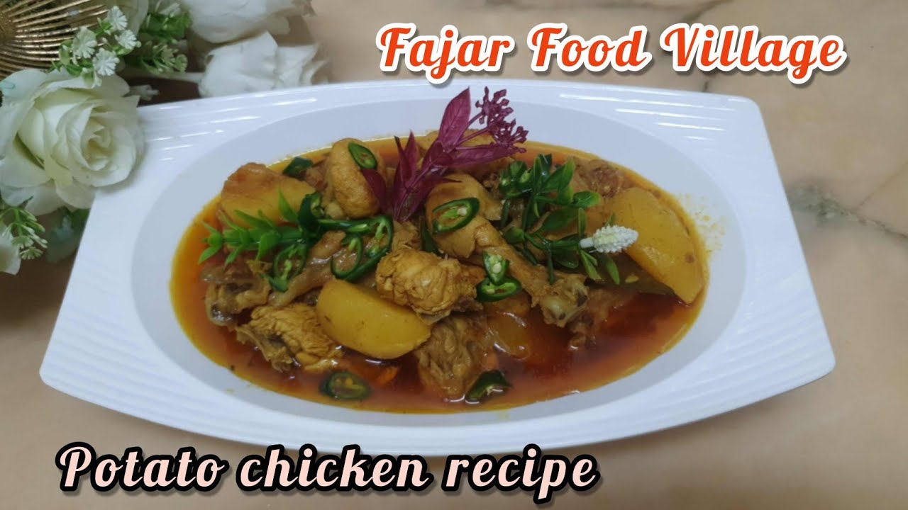 Easy homemade Potato chicken recipe || made by || fajar food village ...