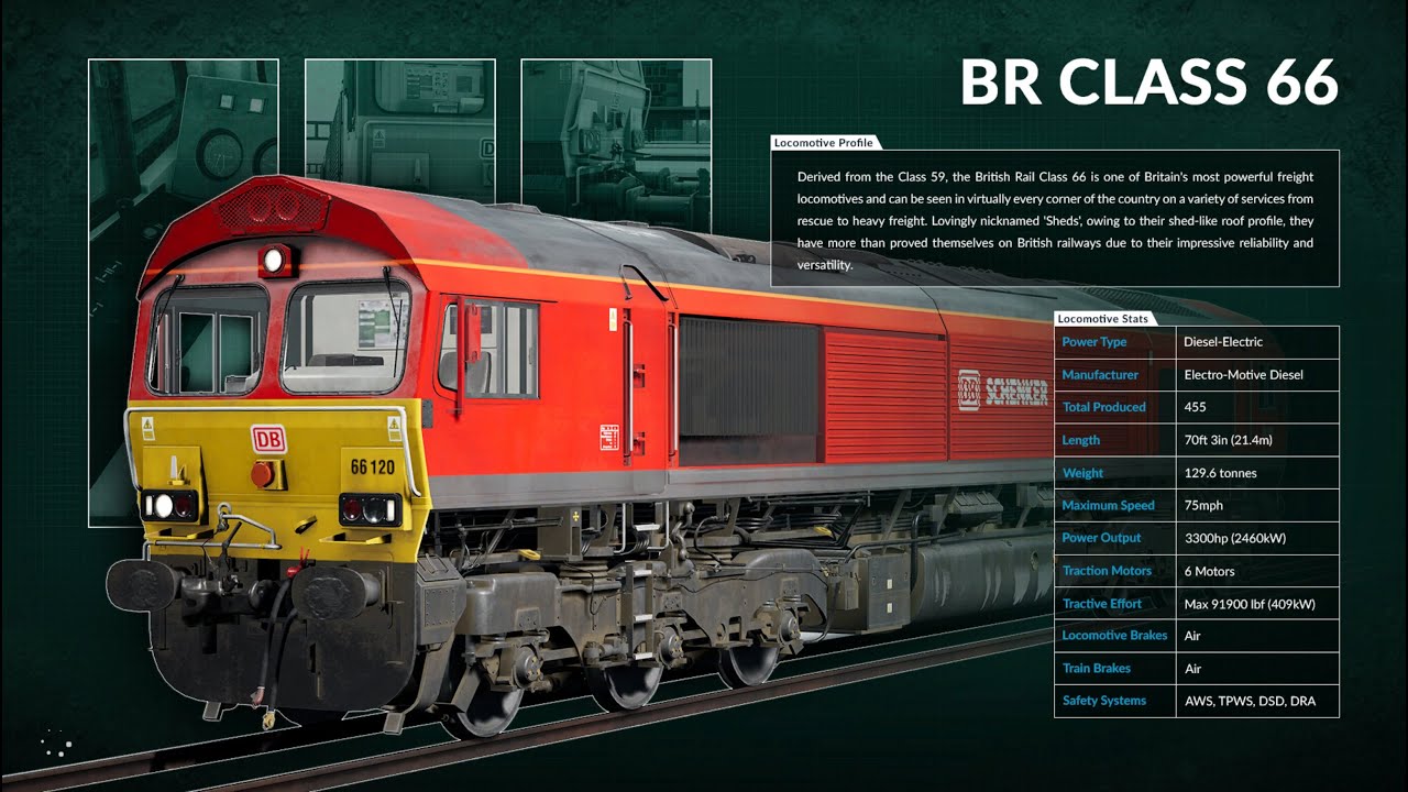 TSW: EWS Class 66 - YouTube