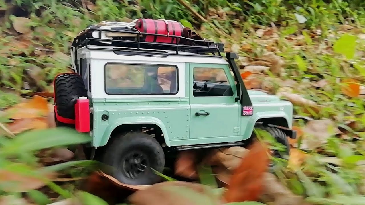 RC crawler upgraded MN90 crawling and speed run - YouTube