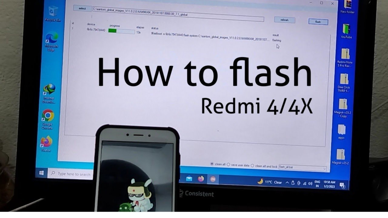 How to Flash Redmi 4/4X (Santoni) | Dead Fix | MIUI 11.0.2.0 ...