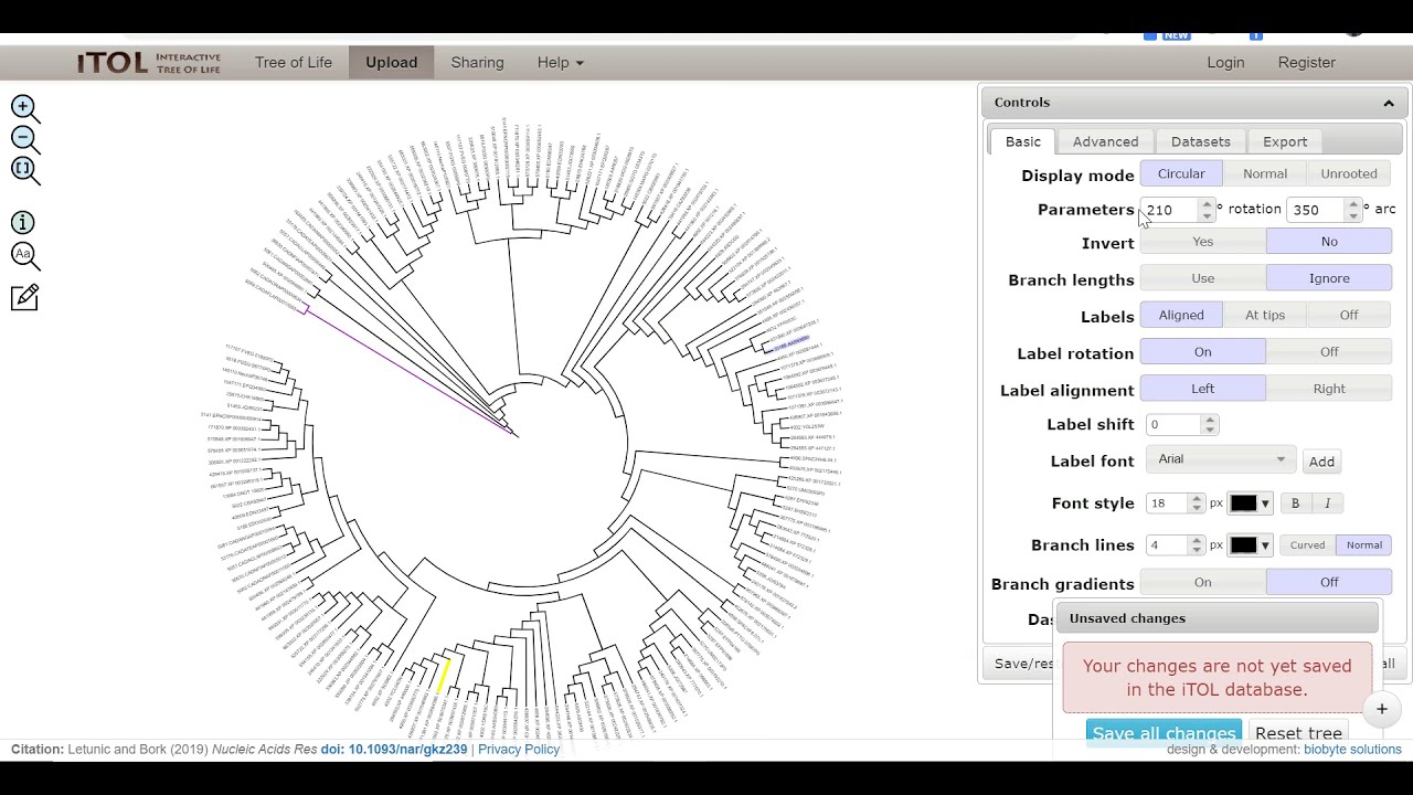 Create phylogenetic trees with clustalw on remote computer & pscp ...