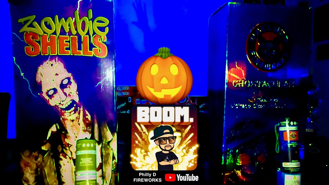 SPOOKY FIREWORKS FOR HALLOWEEN 🎃👻🧟‍♂️🦇 - YouTube